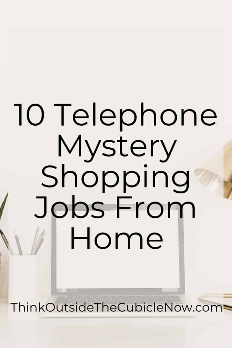 10 Telephone Mystery Shopping Jobs From Home | Think Outside the ...