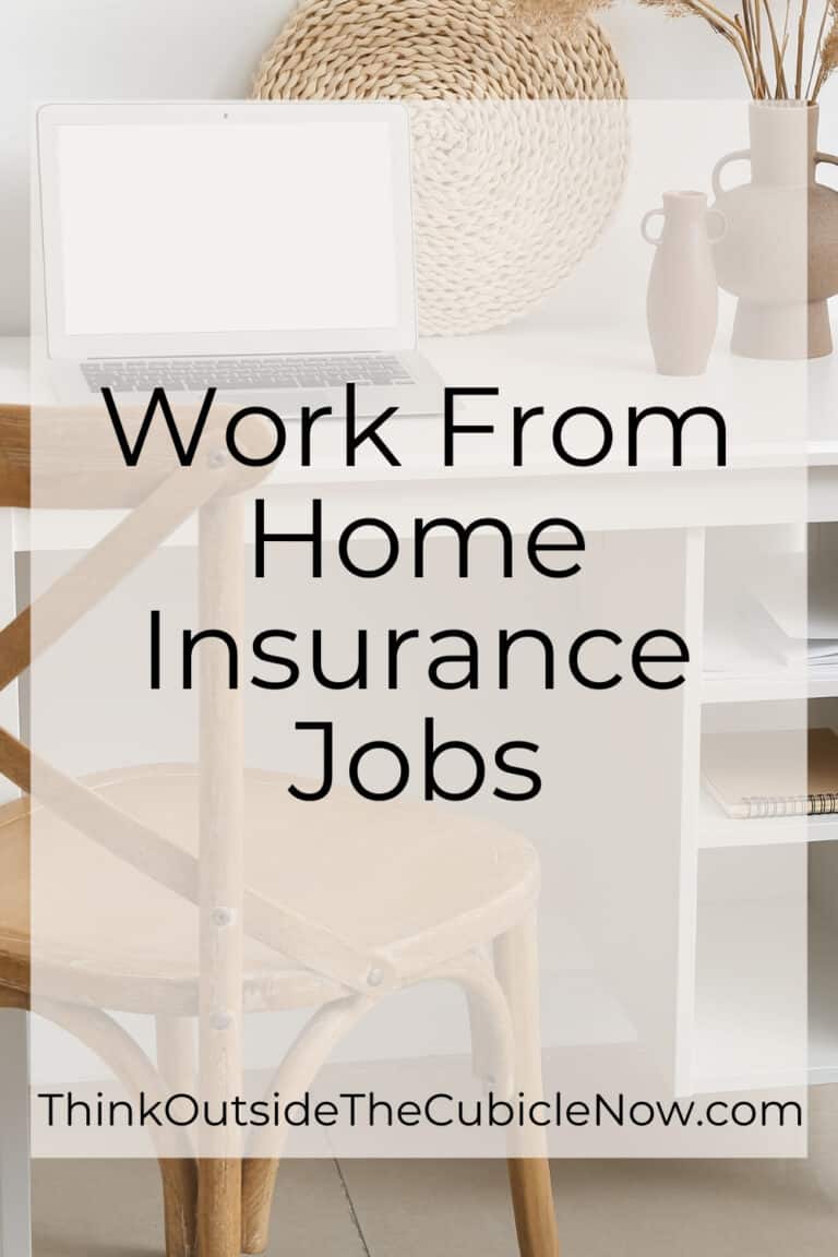 Work from home insurance jobs | Think Outside the Cubicle Now