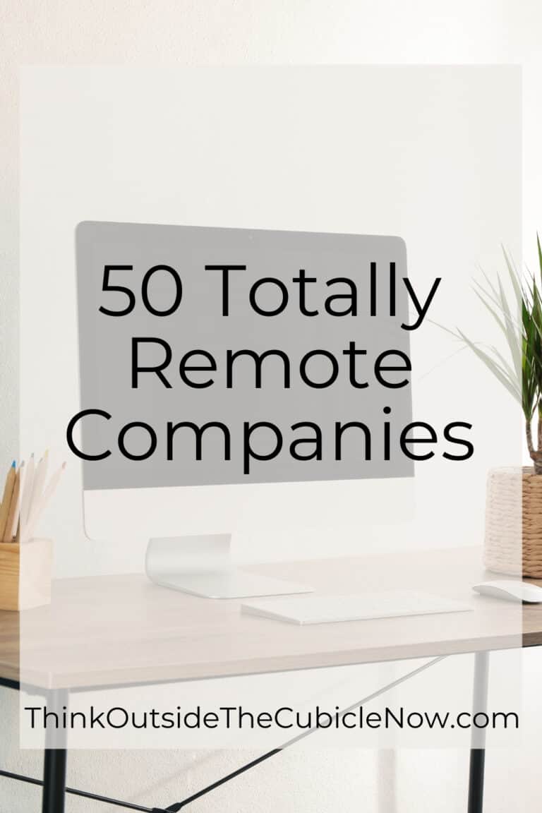 50 Totally Remote Companies | Think Outside the Cubicle Now