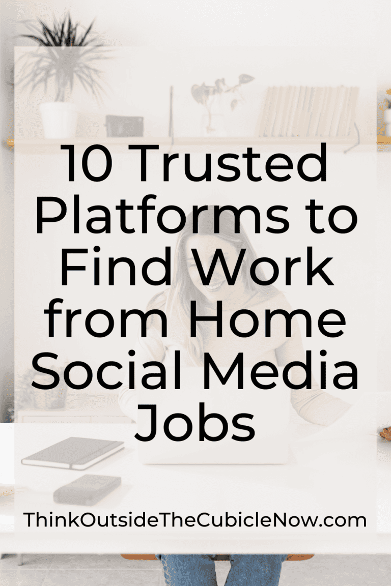 10 Trusted Platforms to Find Work from Home Social Media Jobs – Think ...